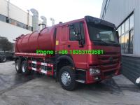 China 95km/H 17CBM 6x4 Sewage Suction Truck With Italy Pto Pump for sale