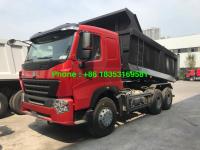 China 380hp LHD Euro 4 10 Wheels Tipper Truck For Mining for sale