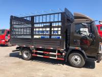 China Red HOWO Light Truck , Light Duty Commercial Trucks 4x2 5 Ton Capacity for sale