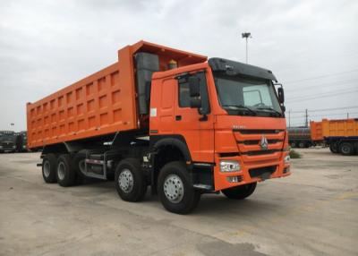 China High Loading Capacity 12 Wheeler Dump Truck With Safety Hydraulic Control System for sale