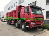 China Red Howo 7 Sinotruk Howo 6x4 Dump Truck 10 wheels 20M3 40T for sale