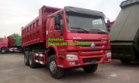China Red Howo 7 Sinotruk Howo 6x4 Dump Truck 10 wheels 20M3 40T for sale