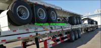 China 3 Axles Heavy Duty Semi Trailers 40ft Flatbed Trailer For Container Load for sale