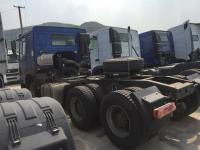 China Blue Sinotruk Howo 371 Prime Mover Truck Tractor Trailer Truck ZZ4257N3241W for sale