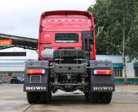 China Red Sinotruk Howo 6x4 Semi Prime Mover Truck 10 Wheeler Tractor Truck for sale