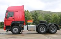 China Red Sinotruk Howo 6x4 Semi Prime Mover Truck 10 Wheeler Tractor Truck for sale