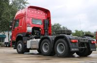 China Red Sinotruk Howo 6x4 Semi Prime Mover Truck 10 Wheeler Tractor Truck for sale