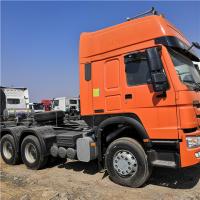 China Orange Howo Sinotruk 371 Trailer Head Truck ZZ4257V3241V for sale