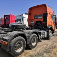 China Orange Howo Sinotruk 371 Trailer Head Truck ZZ4257V3241V for sale