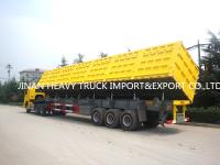 China 3 Axles 40 Cubic Meter Heavy Duty Semi Trailers Dump Tipper Trailers for sale