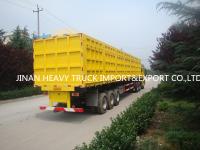 China 3 Axles 40 Cubic Meter Heavy Duty Semi Trailers Dump Tipper Trailers for sale