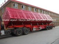 China 3 Axle 4 Axle 35/40 CBM Heavy Duty Semi Trailers 60 Tons Dump Semi Trailer Dumper for sale