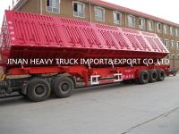 China 3 Axle 4 Axle 35/40 CBM Heavy Duty Semi Trailers 60 Tons Dump Semi Trailer Dumper for sale
