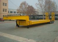 China 3 Axles 50 Tons Low Bed Semi Trailer Cargo Digger Trailer Heavy equipment for sale