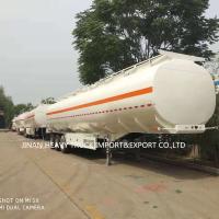 China Tri Axles Aluminum Oil Fuel Tank Semi Trailer 6 Compartments for sale
