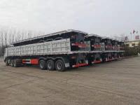 China 70 ton Sinotruk Heavy Duty Semi Trailers Side Dump Semi Trailer Vehicle for sale