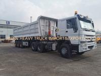 China Three Axle Front 50 Ton Sinotruk Dump Truck For Sand Transport for sale