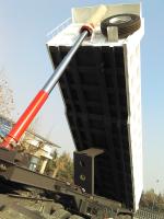 China Sinotruk Three Axle Front 50 ton Heavy Duty Semi Trailers For Sand Transport for sale