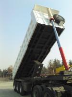 China Sinotruk Three Axle Front 50 ton Heavy Duty Semi Trailers For Sand Transport for sale