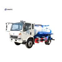 China HOWO 4X2 Light Duty Truck 4cbm 1000 Gallons Sewage Suction Cleaning for sale