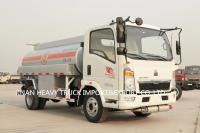 China Sinotruk Howo Light Mini Oil Fuel Tanker Truck 4x2 6cbm 6000Liter for sale