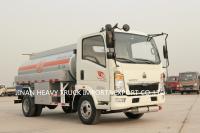 China Sinotruk Howo Light Mini Oil Fuel Tanker Truck 4x2 6cbm 6000Liter for sale