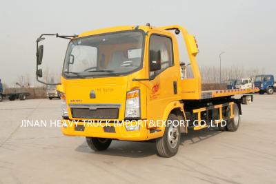 China SINOTRUK Flatbed LHD Tow Truck Wrecker 8 Tons 90km/H for sale