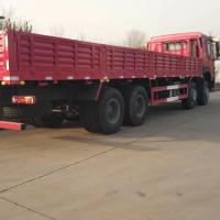 China SINOTRUK HOWO 12 Wheels 8X4 Flatbed Cargo Truck Heavy Duty Truck Lorry Van Load for sale