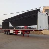 China 3 Axles 12 Weheels Container 50 Tons Heavy Duty Van Semi Trailer for sale
