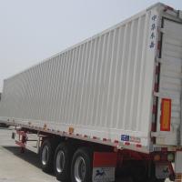 China 3 Axles 12 Weheels Container 50 Tons Heavy Duty Van Semi Trailer for sale
