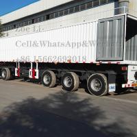 China 3 Axles 12 Weheels Container 50 Tons Heavy Duty Van Semi Trailer for sale
