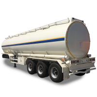 China 3 Axles Heavy Duty Semi Trailers Oil Fuel Tanker Trailer for sale