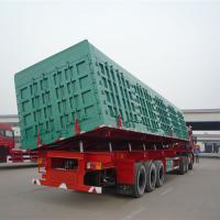 China Side Lifting Heavy Duty Semi Trailer Van Cargo Box Trailer 3 Axles for sale