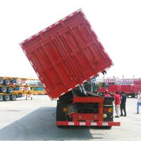 China Side Lifting Heavy Duty Semi Trailer Van Cargo Box Trailer 3 Axles for sale