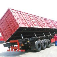 China Side Lifting Heavy Duty Semi Trailer Van Cargo Box Trailer 3 Axles for sale