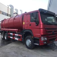 China HOWO 336ps 16cbm Sewage Suction Truck Diesel Euro2 10 Wheels 6x4 for sale
