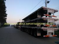 China Sinotruk Three Axle Container semi Trailer For Container Transport for sale