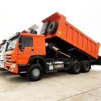 China Sinotruk HOWO Euro 2 Left Hand Driving 6x4 371hp White Dump Truck Tipper Truck Cargo Truck for sale