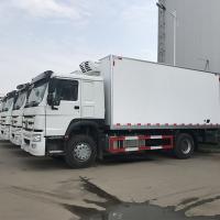 China HOWO 290hp Euro2 4x2 15ton Refrigerator Freezer Refrigerated Truck Small Truck for sale