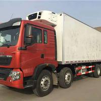 China Sinotruk HOWO 45cbm Freezer Refrigerator 8x4 Refrigerated Truck 20 Ton Refrigerating Heavy Truck for sale