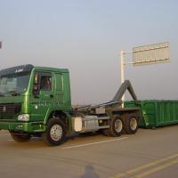 China SINOTRUK HOWO 6x4 Hook Arm Roll Garbage Truck for Waste Rubbish Trash for sale