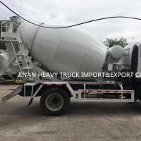 China HOWO Light Duty Cement Mixer Truck Self Loading 4x2 3cbm 5M3 for sale