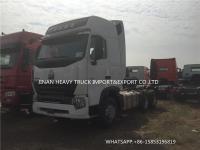 China 400L Diesel Tank Double Driver Prime Mover Truck Sinotruk HOWO A7 6X4 for sale