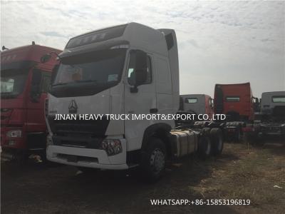 China 400L Diesel Tank Double Driver Prime Mover Truck Sinotruk HOWO A7 6X4 for sale