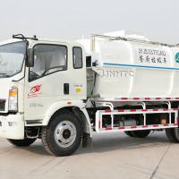 China HOWO 4x2 Euro4 Euro2 Light Duty Commercial Truck For Kitchen Food Hutch Waste for sale