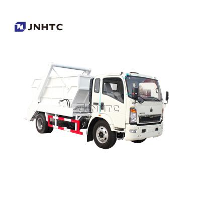 China Hydraulic Swing Arm Light Small Garbage Truck 4x2 3m3 5m3 Container for sale