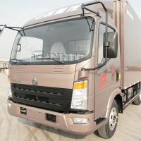 China SINOTRUK HOWO Delivery Van Cargo Box Truck Light Duty 4x2 for sale