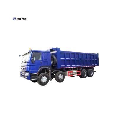 China SINOTRUK HOWO 12 Wheeler Heavy Duty Dump Truck Self Loading 8x4 3cbm 371hp for sale
