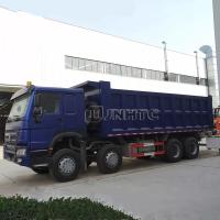 China SINOTRUK HOWO 12 Wheeler Heavy Duty Dump Truck Self Loading 8x4 3cbm 371hp for sale