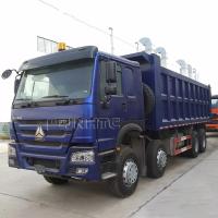 China SINOTRUK HOWO 12 Wheeler Heavy Duty Dump Truck Self Loading 8x4 3cbm 371hp for sale